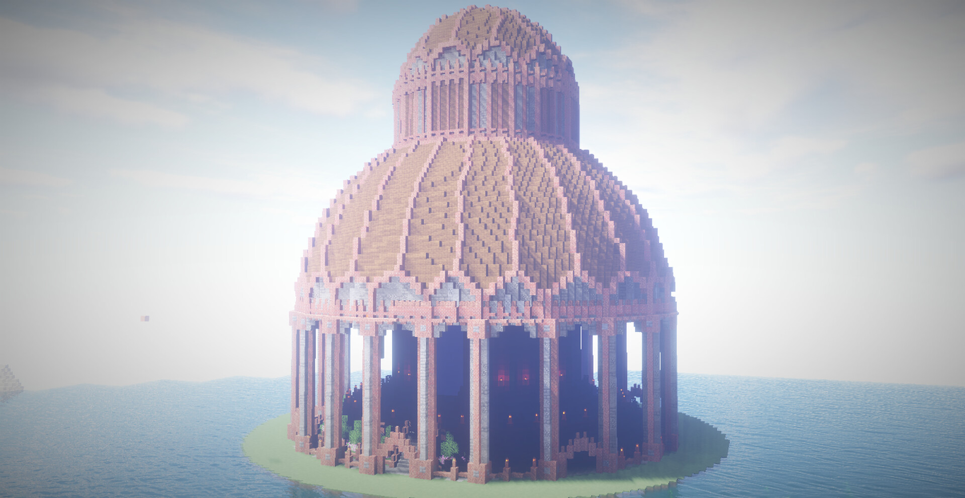 A Minecraft Big Dome ! (DOWNLOAD) Minecraft Map