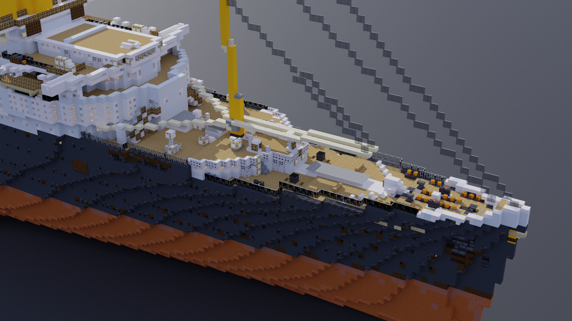 SS Bremen 1:1 Exterior Only Minecraft Map