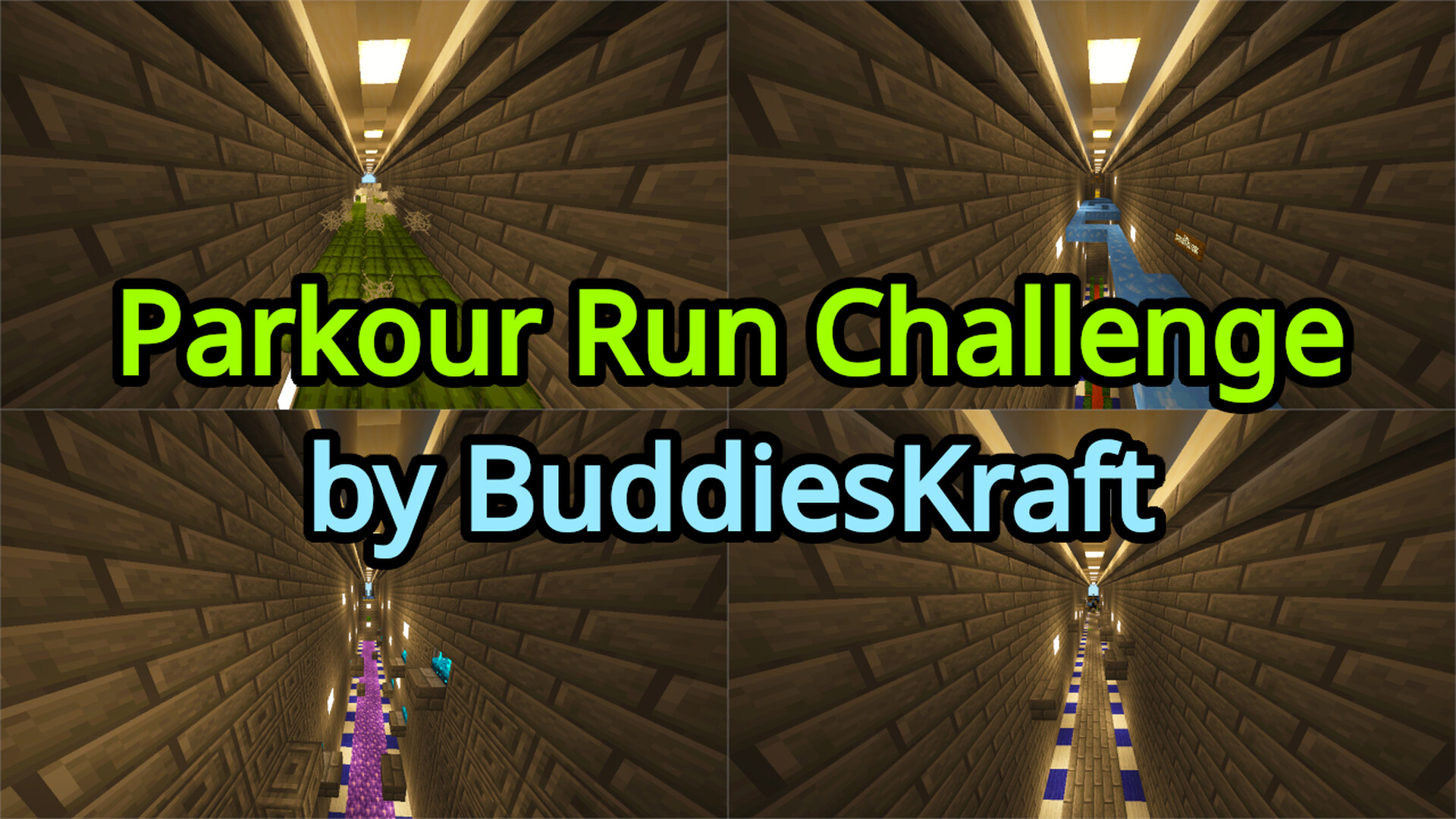 Parkour Run Challenge Mini Game Map by BuddiesKraft Minecraft Map