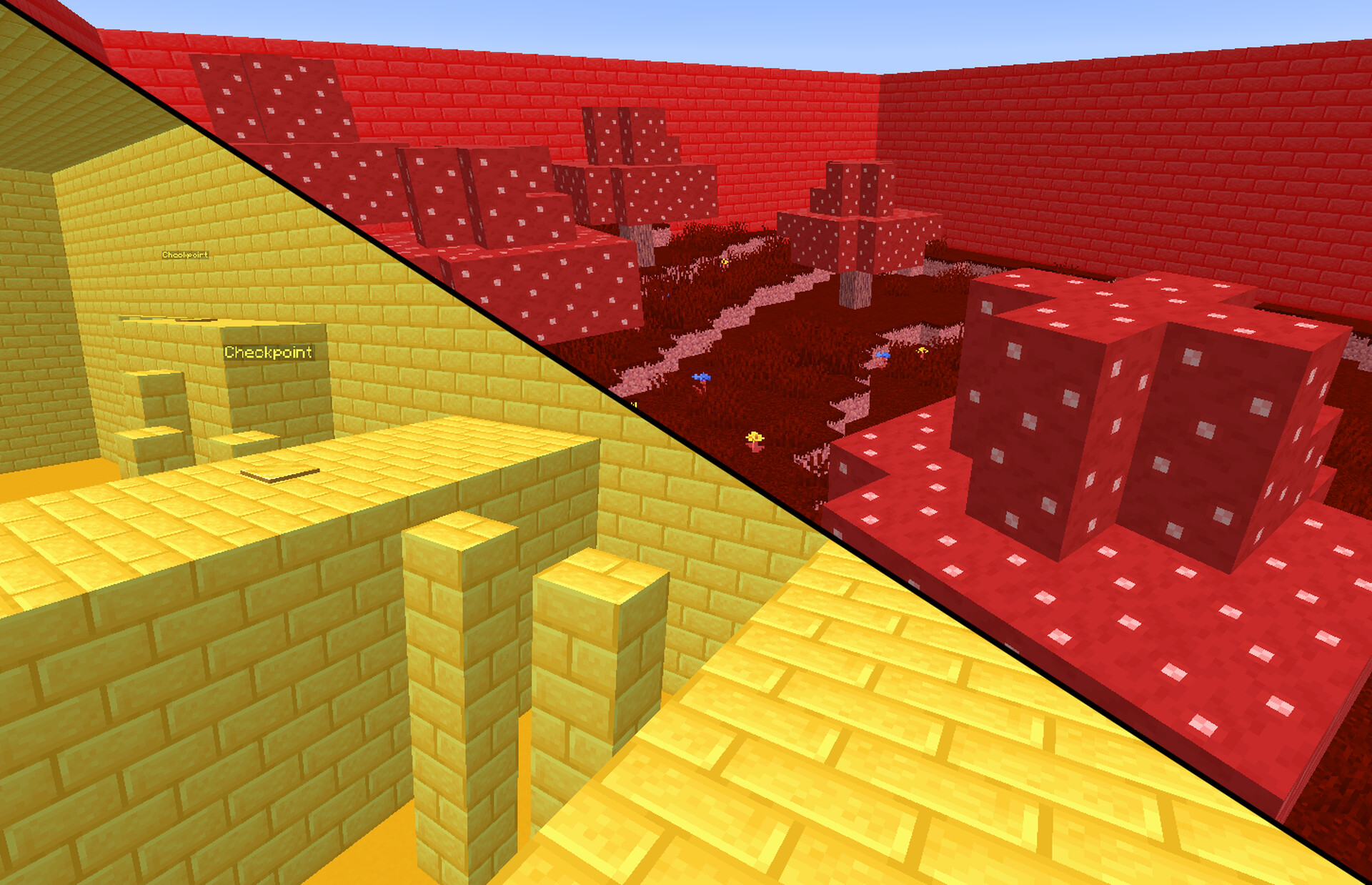 Rainbow World Minecraft Map