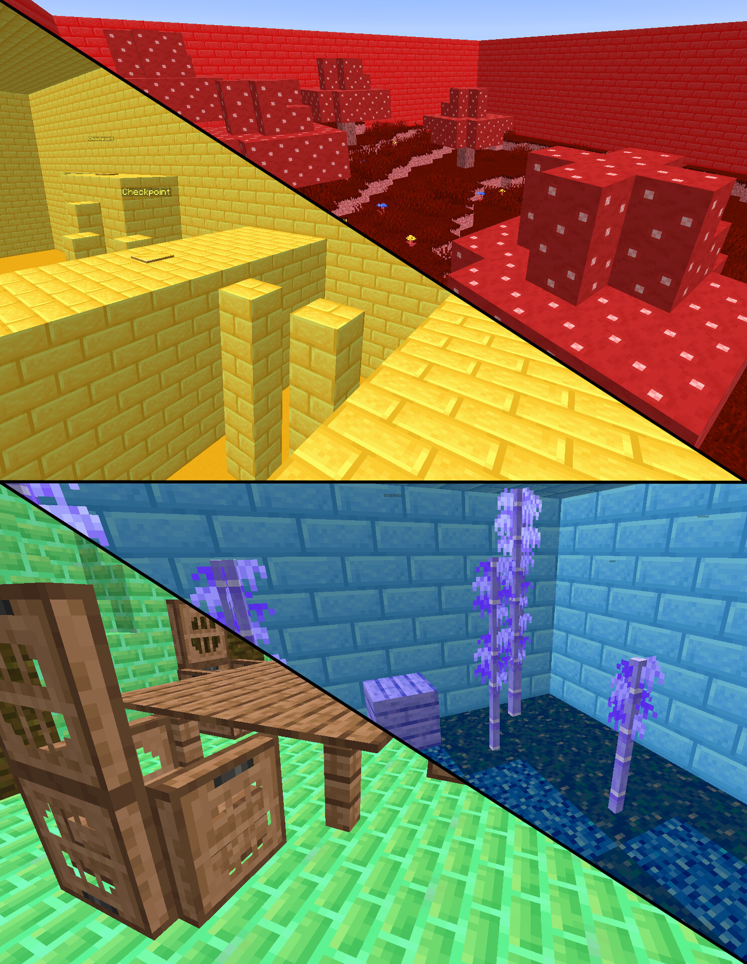 Rainbow World Minecraft Map