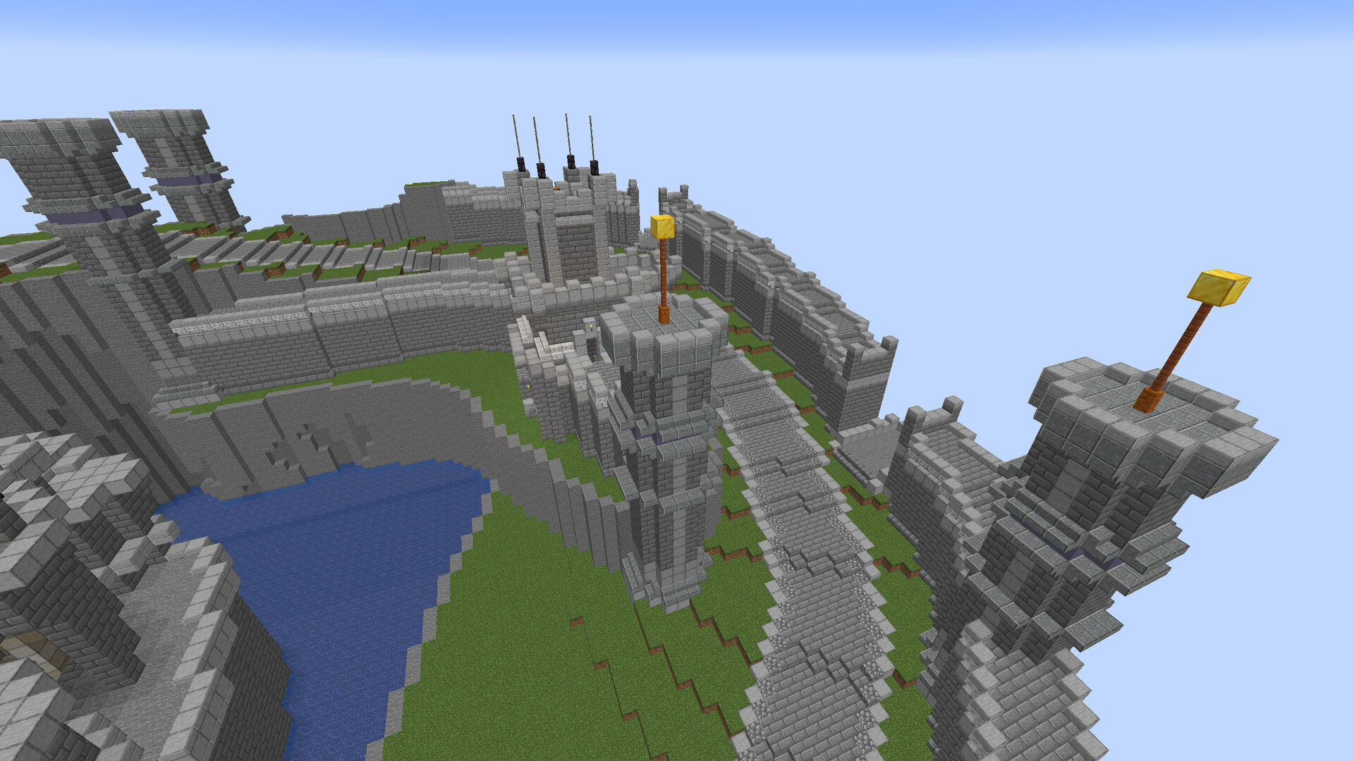 Pre-Calamity Hyrule Castle + Castle Town (BOTW) Minecraft Map