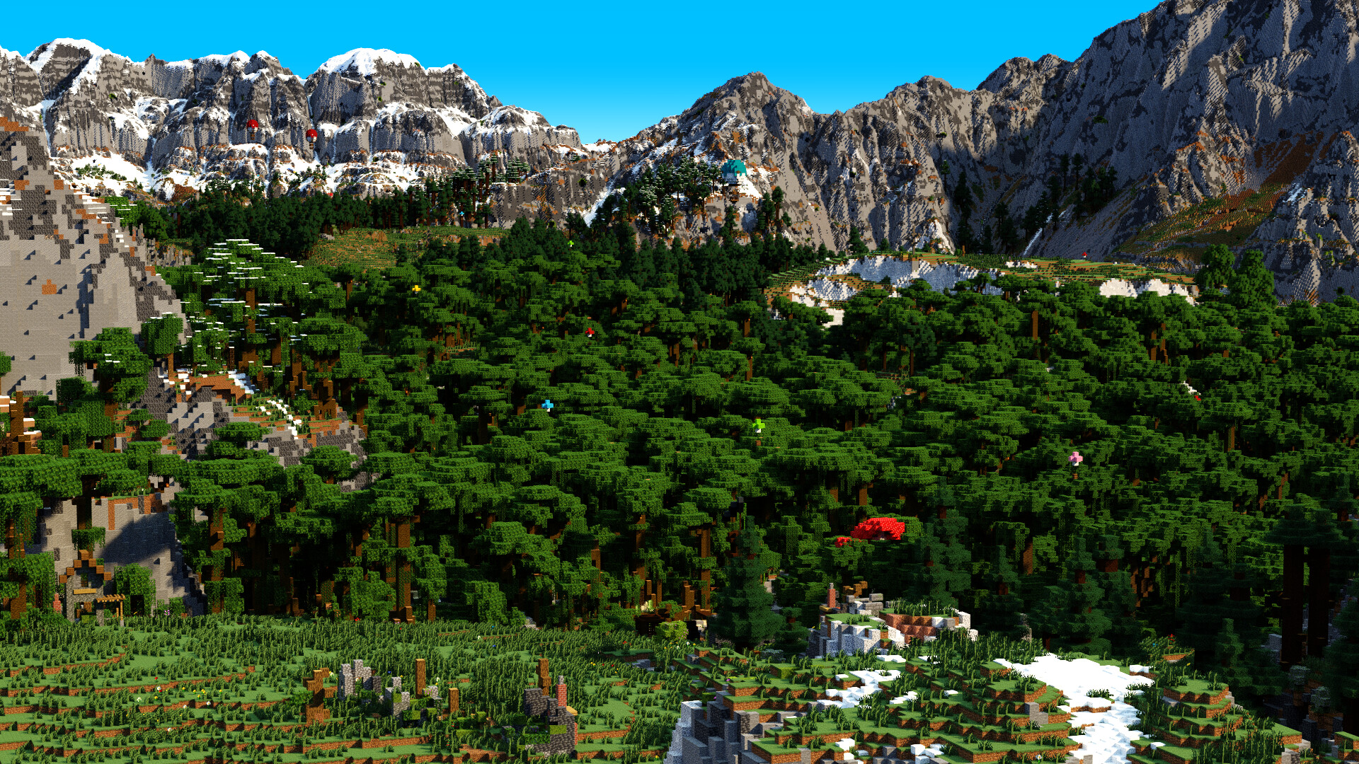 Kekanoll, 7k, Jungles, Birches, Mountains [1.19+ Download, Java, Large ...