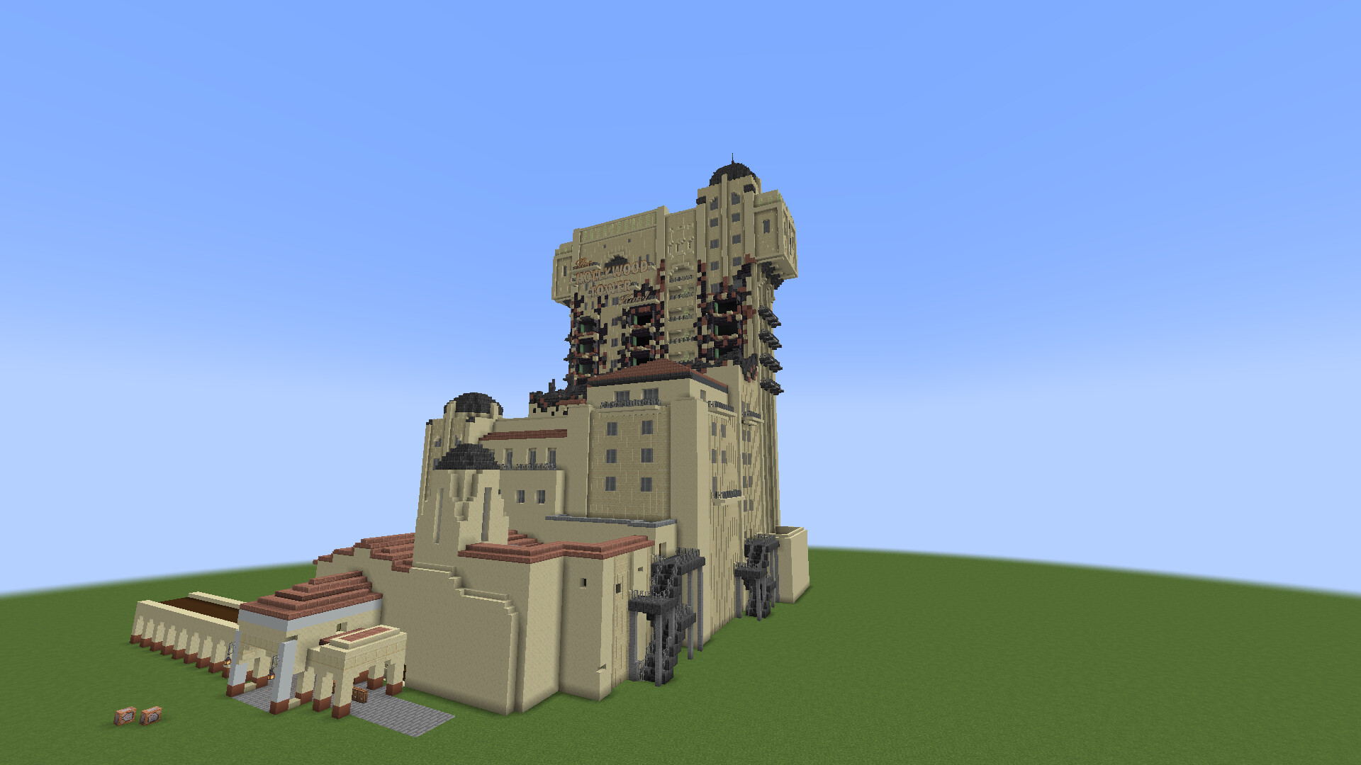 The Twilight Zone Tower of Terror realistic recreation Minecraft Map