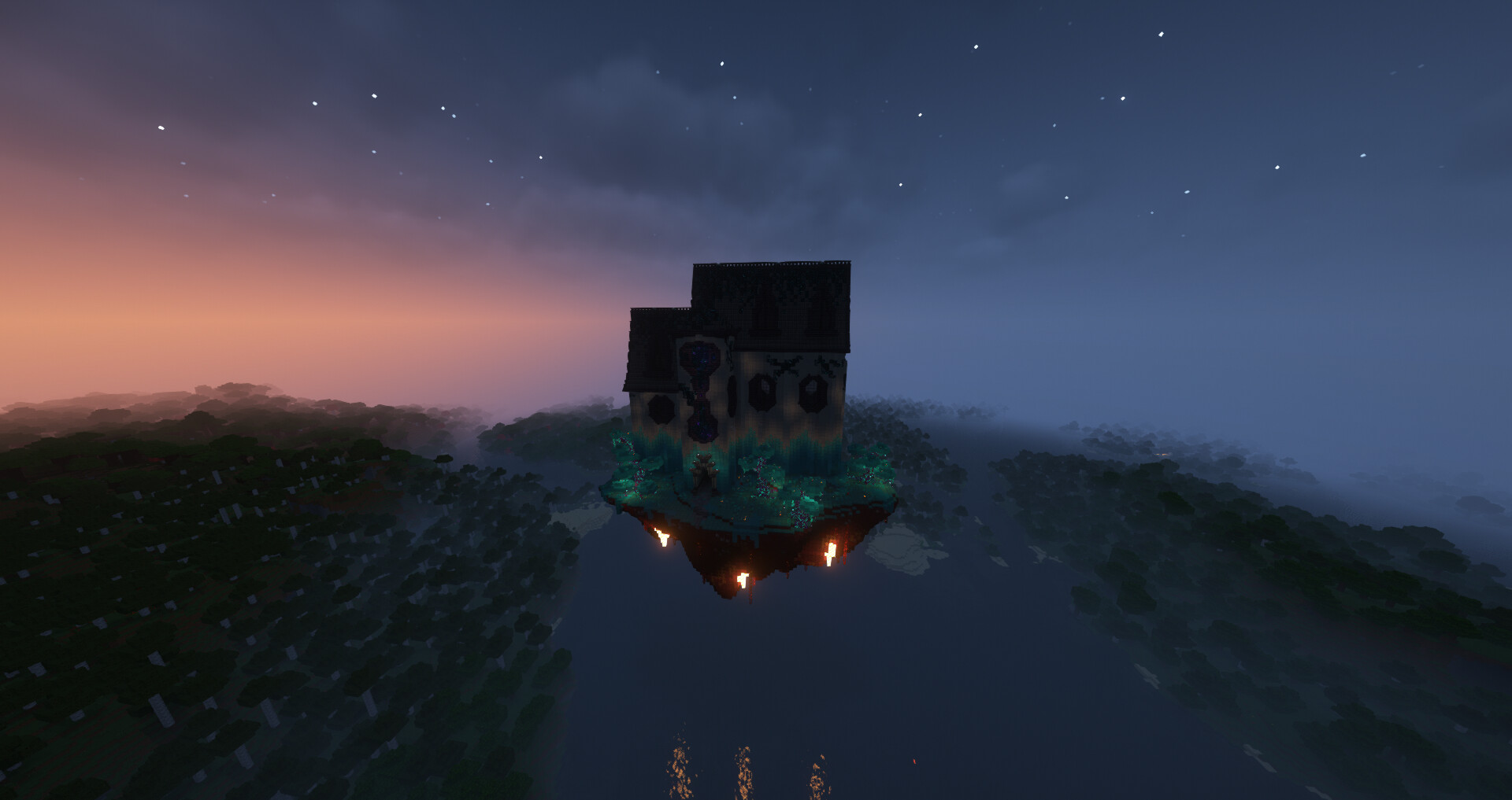 Floating Manor Minecraft Map