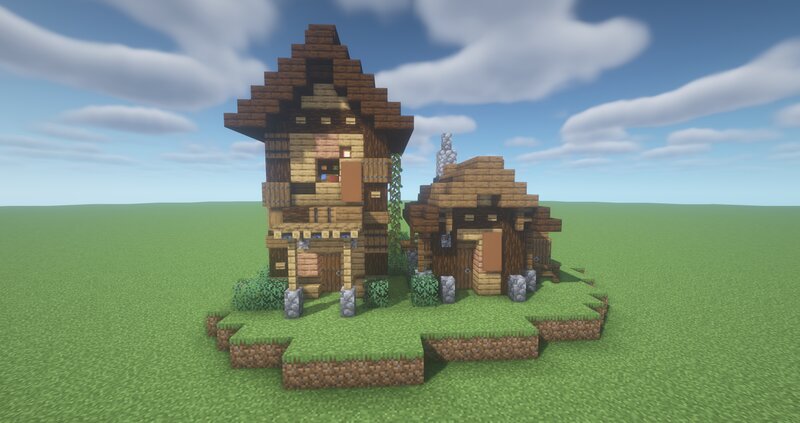 Poor, in bad condition houses Minecraft Map