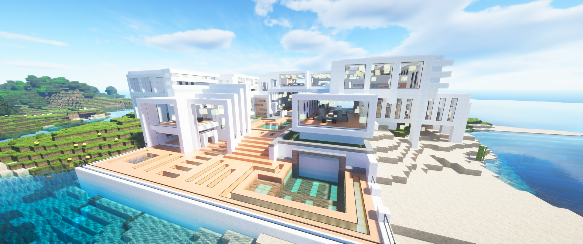 Overkill Modern House Minecraft Map