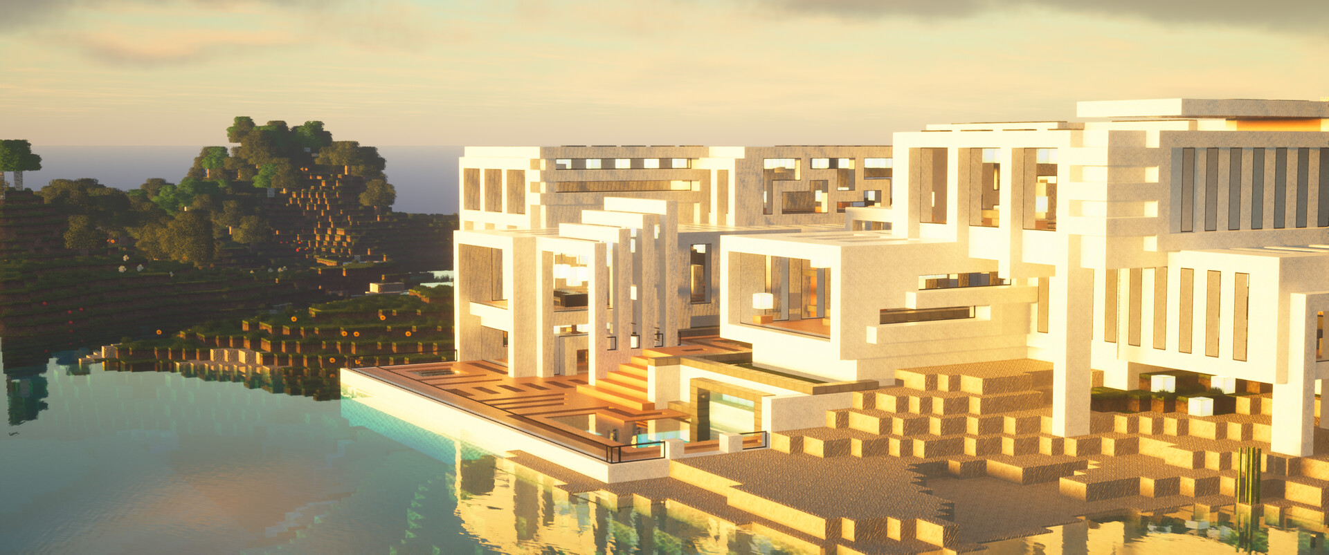 Overkill Modern House Minecraft Map