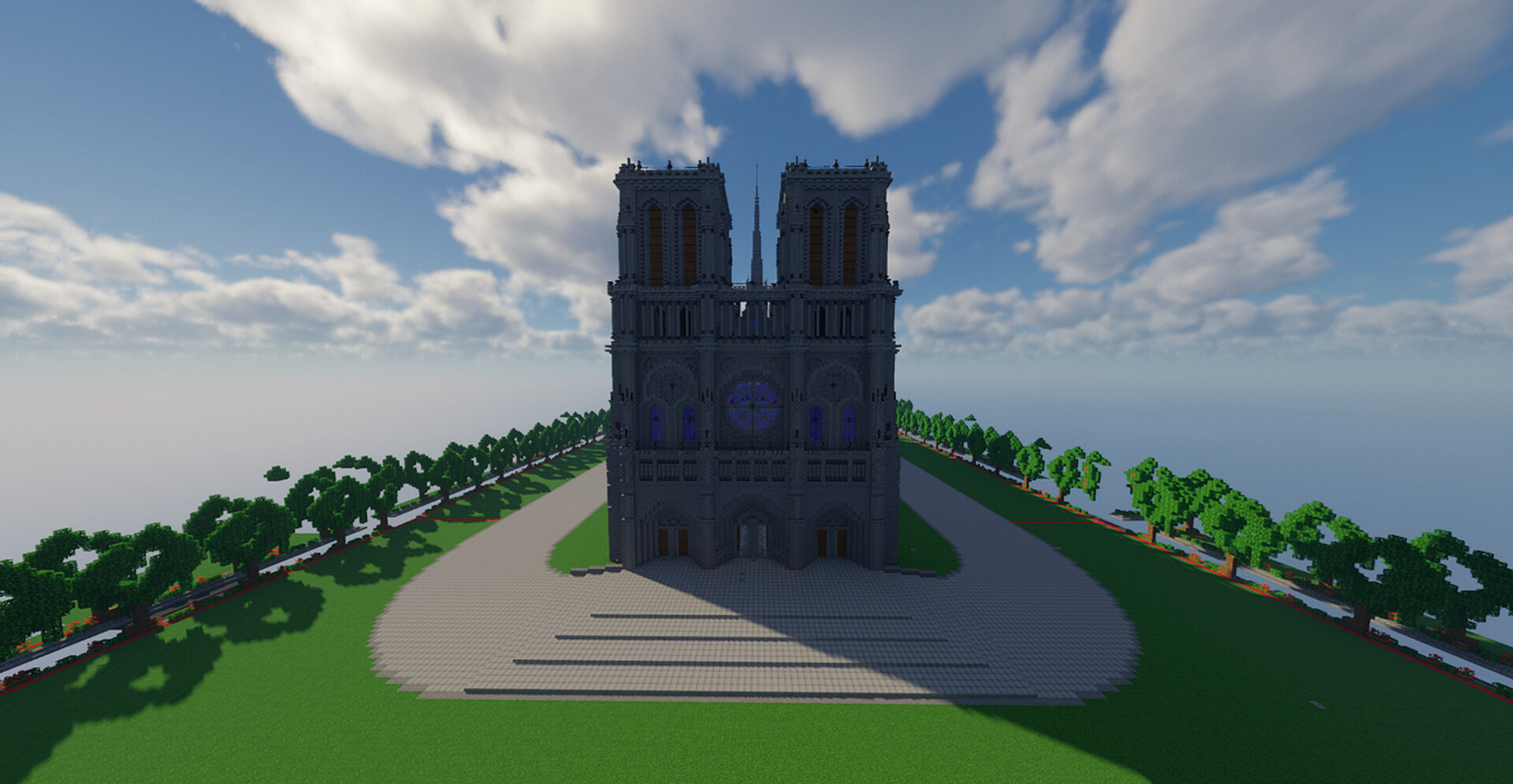 Cathedral Notre-Dame Paris - [ Katedra Notre-Dame Paryż ] Minecraft Map