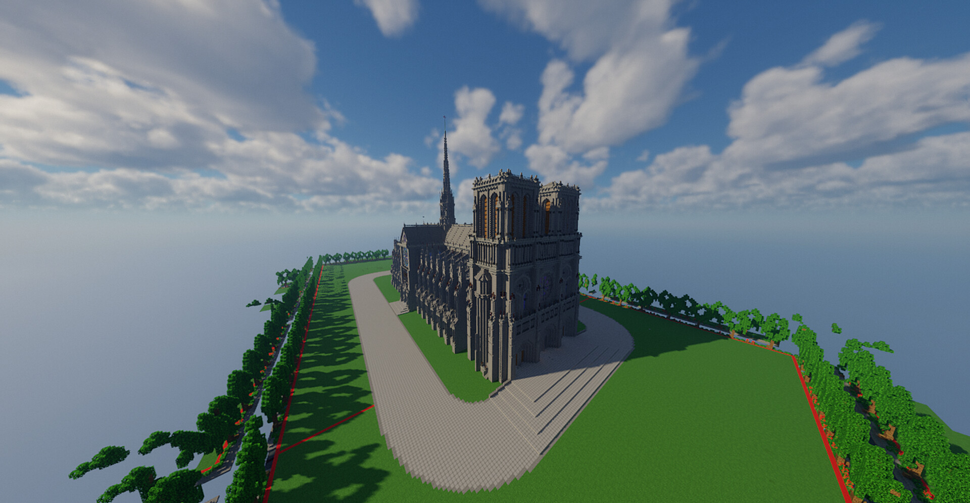 Cathedral Notre-Dame Paris - [ Katedra Notre-Dame Paryż ] Minecraft Map