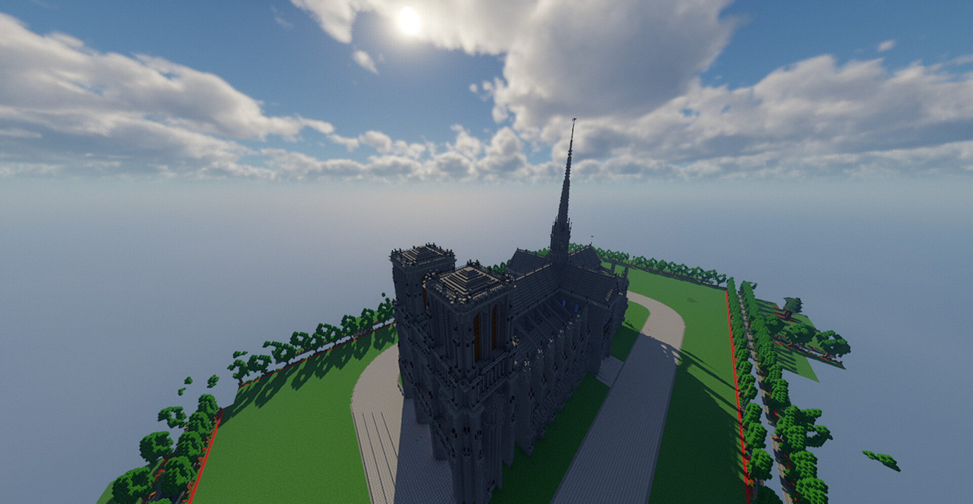 Cathedral Notre-Dame Paris - [ Katedra Notre-Dame Paryż ] Minecraft Map