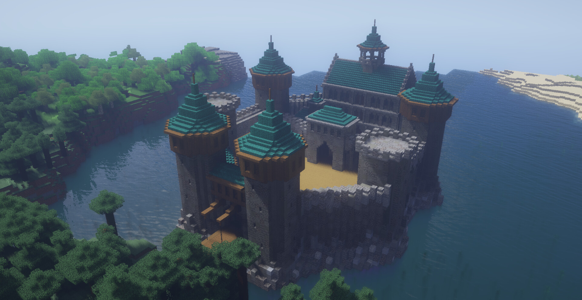A Minecraft Medieval Castle ! (DOWNLOAD) Minecraft Map
