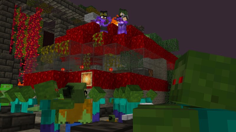 One Block Zombies - Custom Survival Map with New Zombies! Minecraft Map