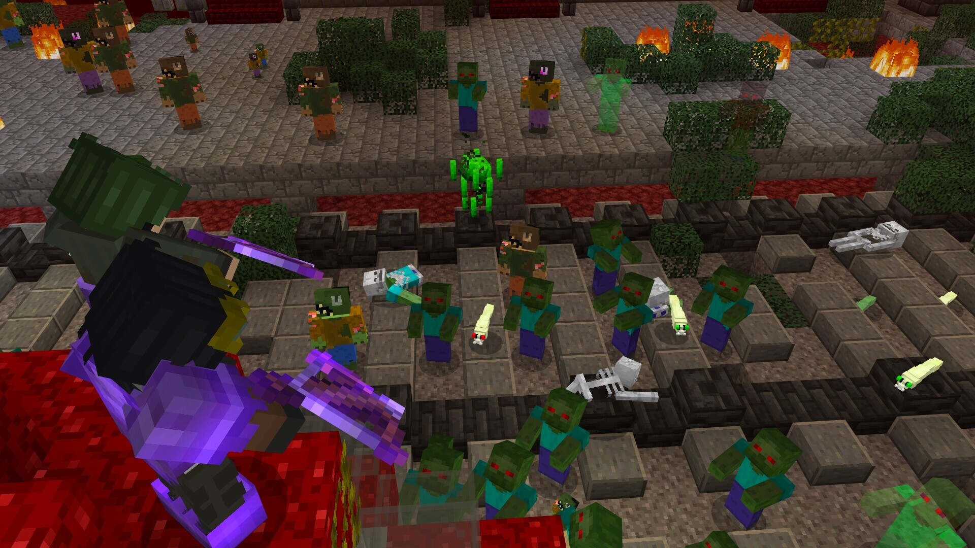 One Block Zombies - Custom Survival Map with New Zombies! Minecraft Map