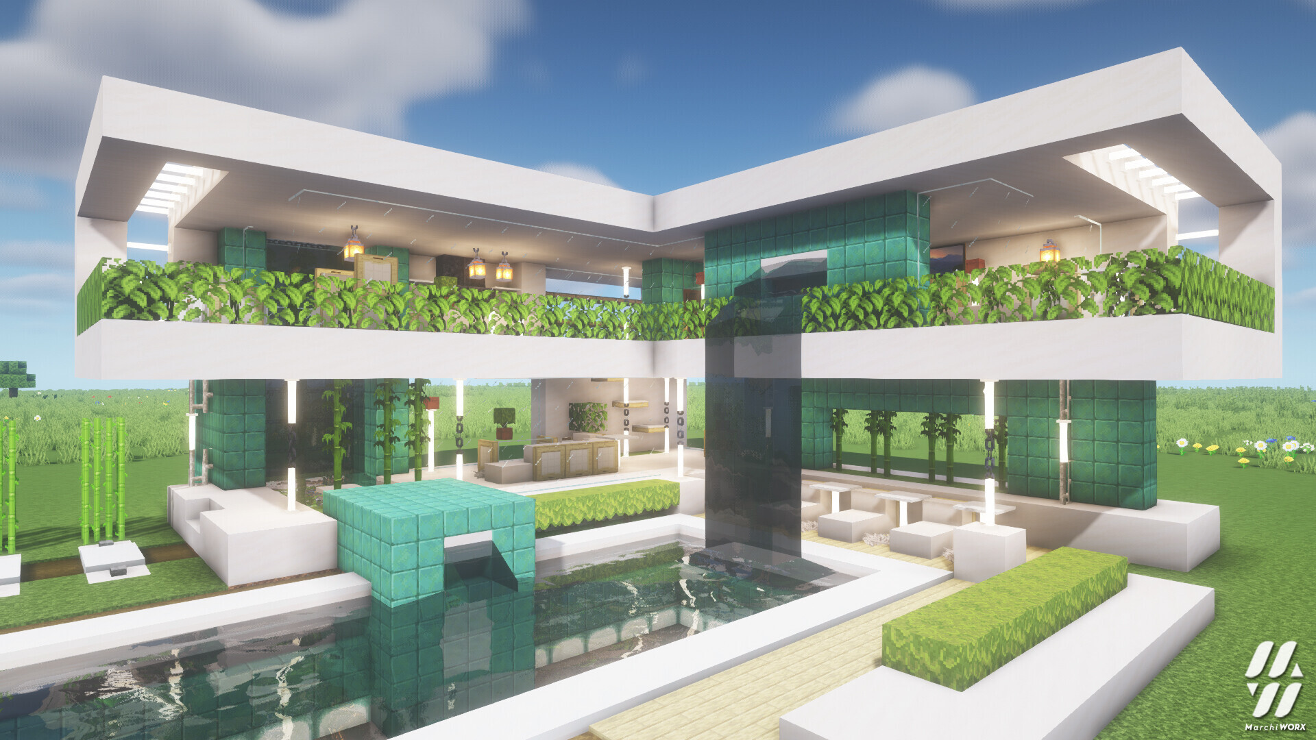 Minecraft Modern House Minecraft Map