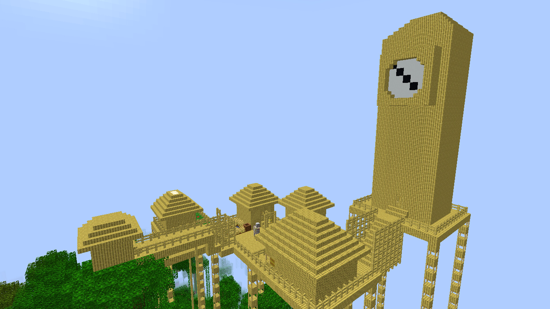 Bamboo Village (Aldea de Bambú) Minecraft Map