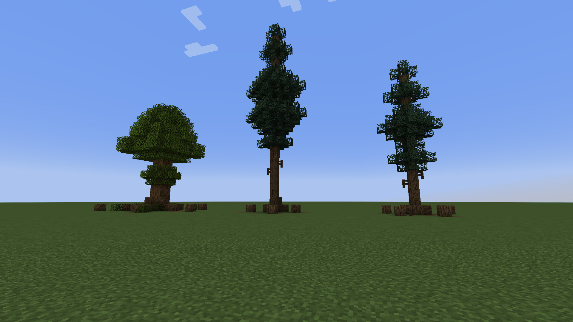 Custom Trees for Minecraft 1.19+ Java Edition Minecraft Map
