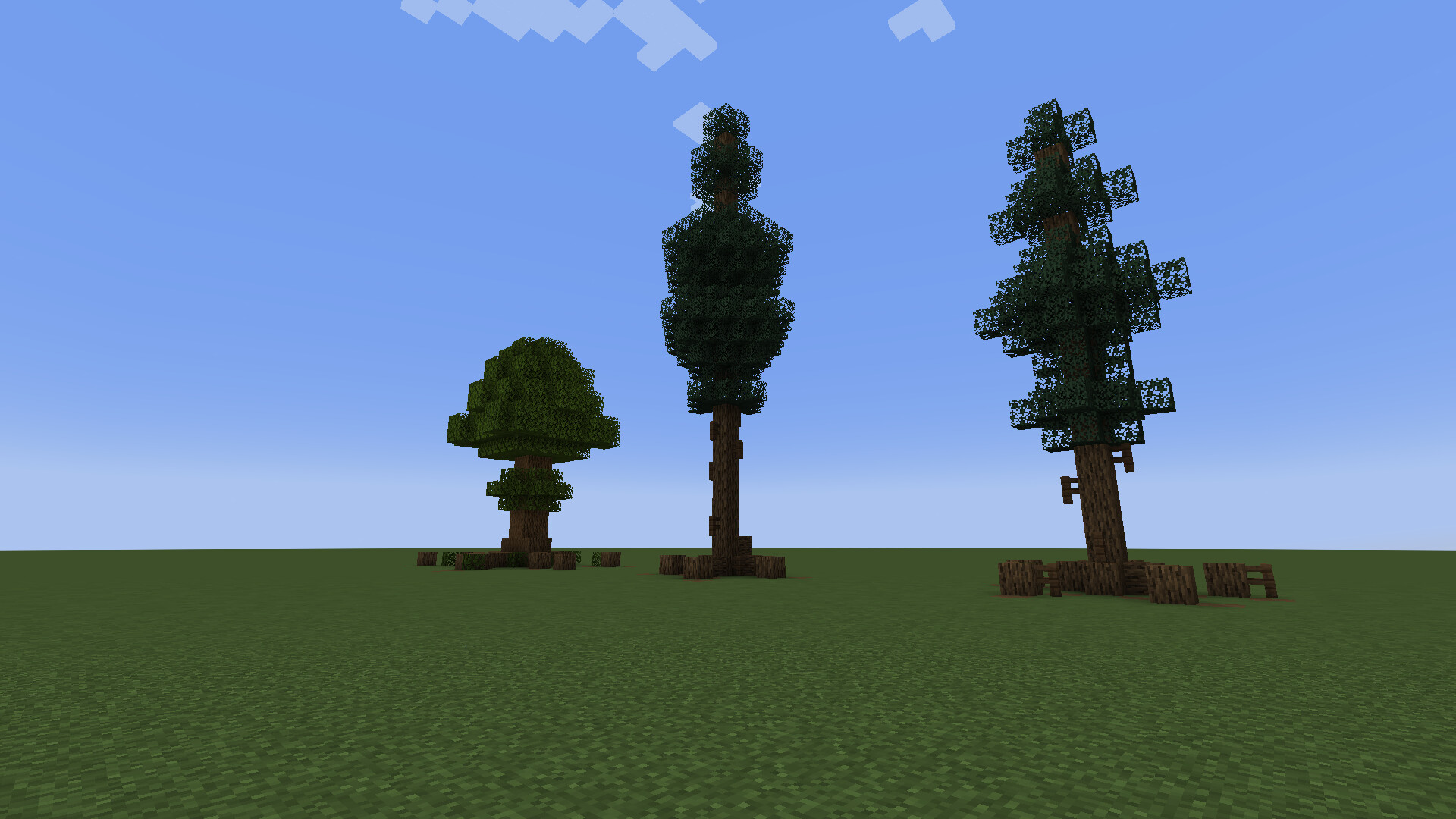 Custom Trees for Minecraft 1.19+ Java Edition Minecraft Map