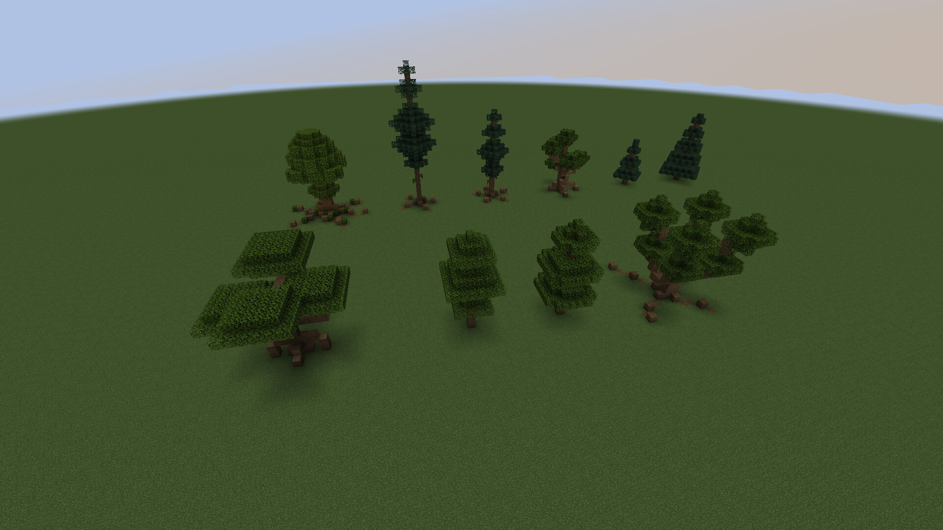 Custom Trees for Minecraft 1.19+ Java Edition Minecraft Map