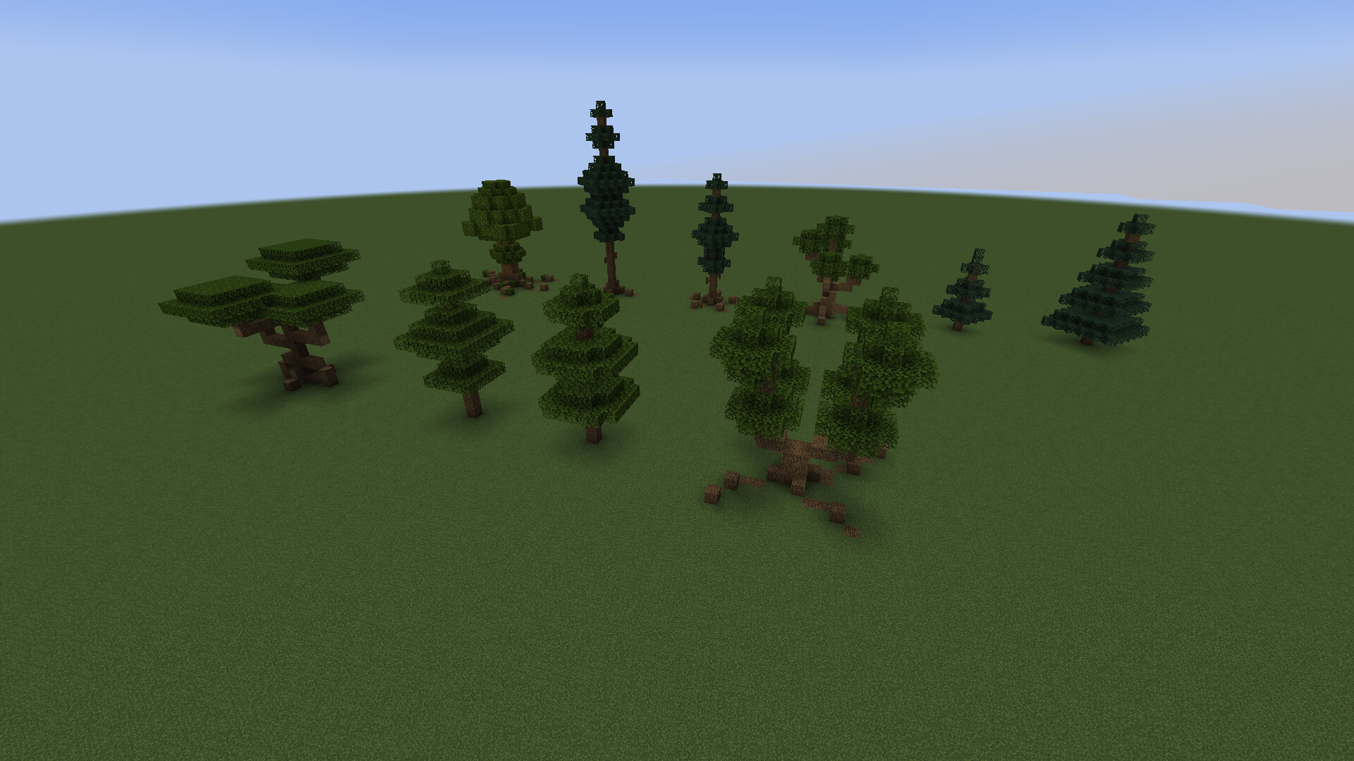 Custom Trees for Minecraft 1.19+ Java Edition Minecraft Map