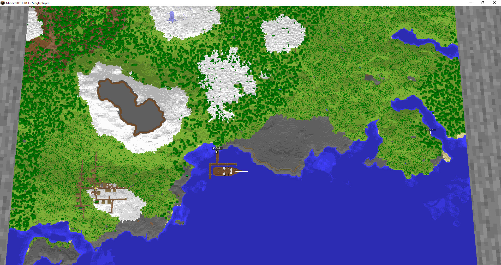 Medieval castle and area W.I.P Minecraft Map