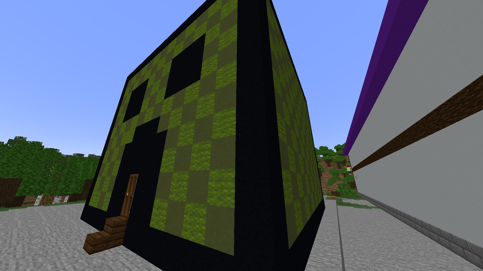 Creeper House Schematic Minecraft Map