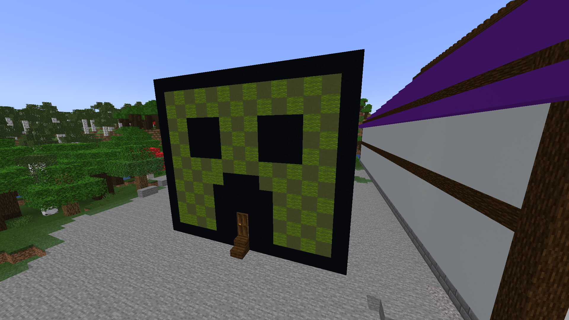 Creeper House Schematic Minecraft Map