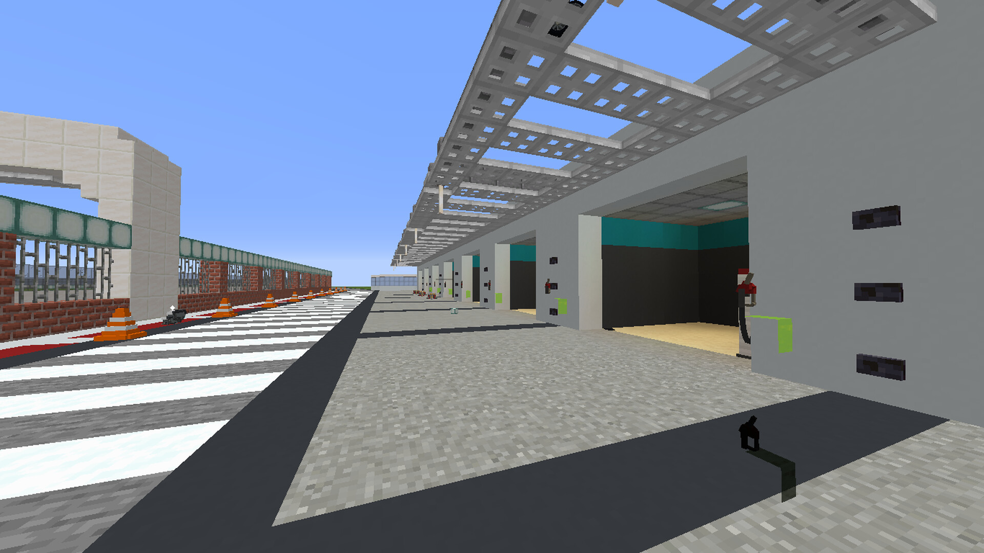 Minecraft Track Circuit for F1 & Gokart Minecraft Map