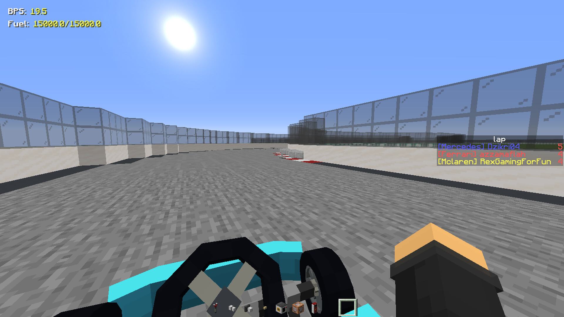 Minecraft Track Circuit for F1 & Gokart Minecraft Map
