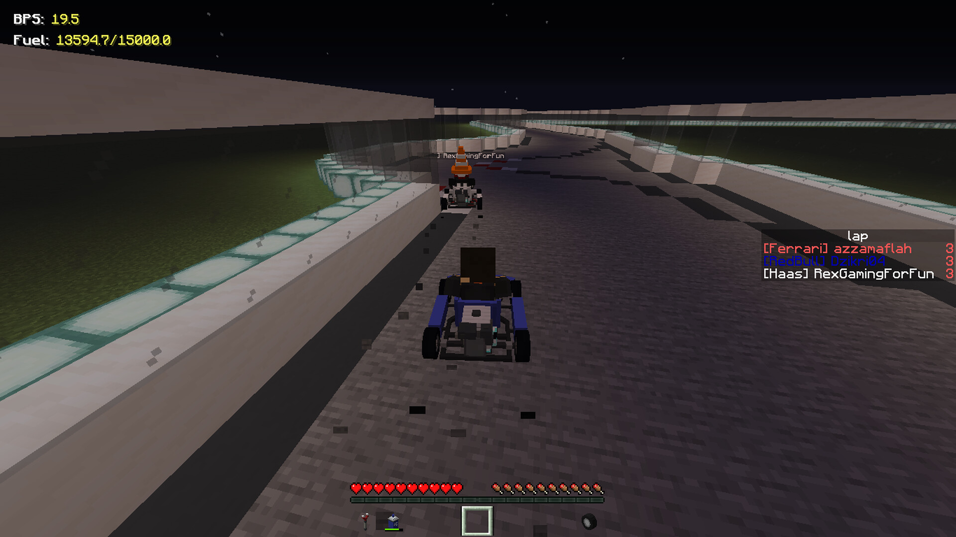 Minecraft Track Circuit for F1 & Gokart Minecraft Map