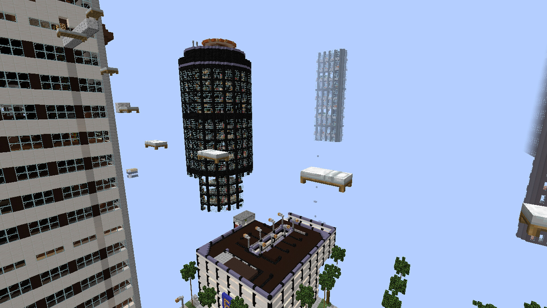 Minecraft Parkour in Los Angeles (Modded Parkour) Minecraft Map