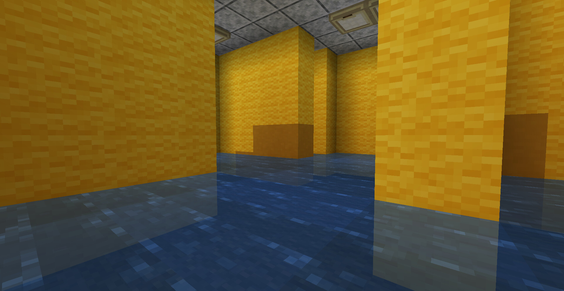 Backrooms Level 0.111 " Water Damage " Minecraft Map