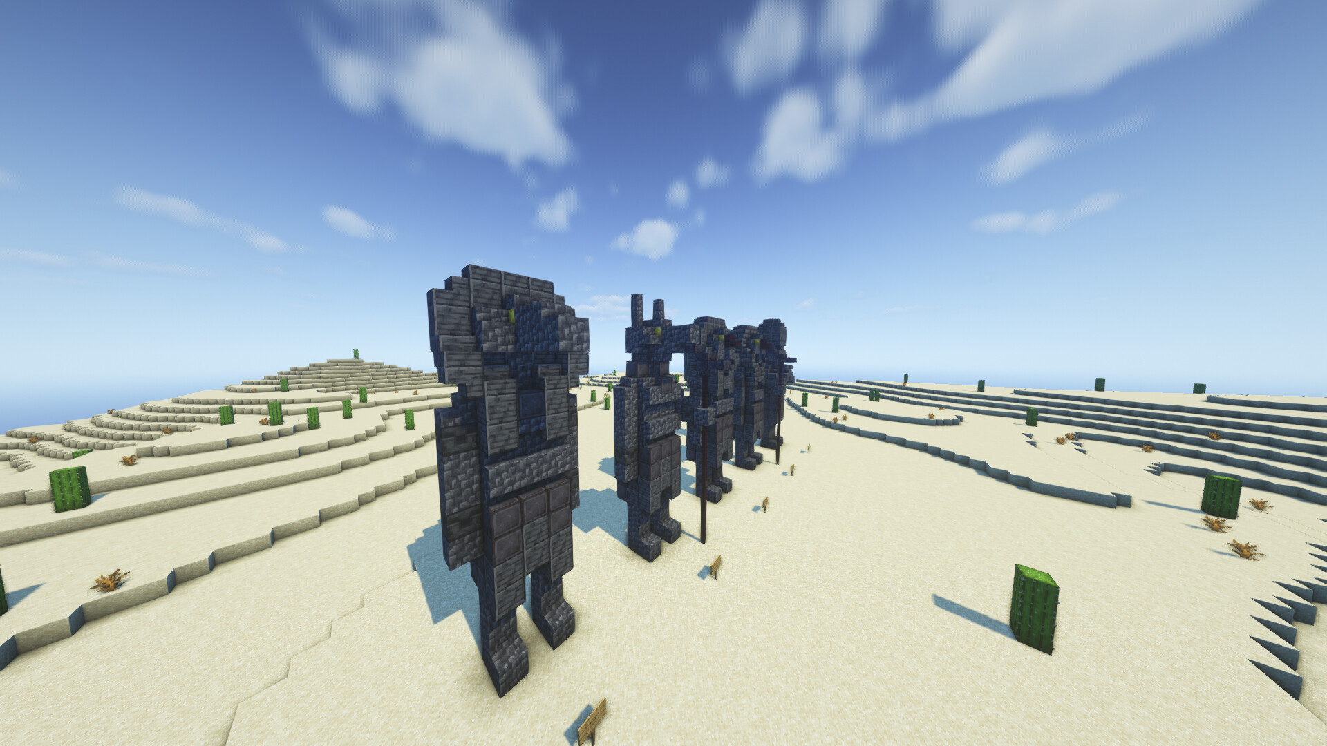 Statues of Egyptian gods VOL1 Minecraft Map