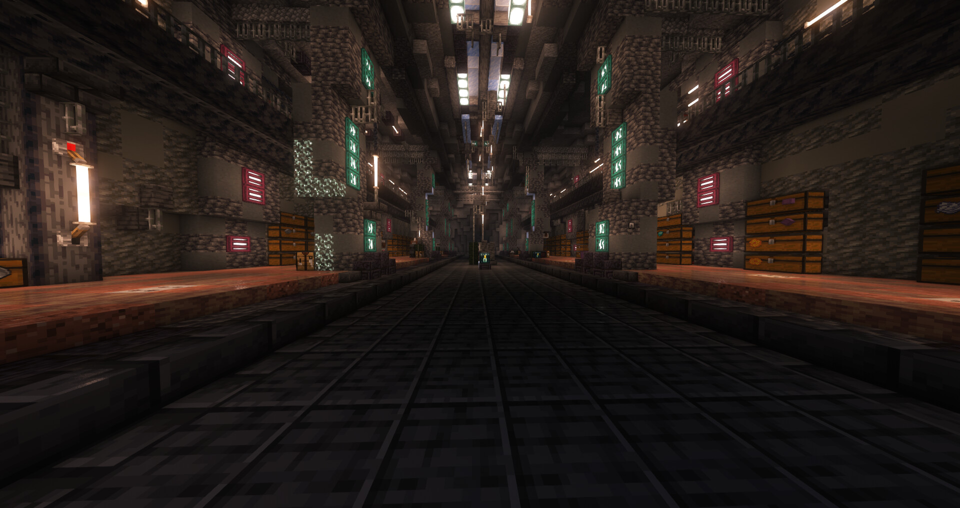 Cyberpunk storage Minecraft Map