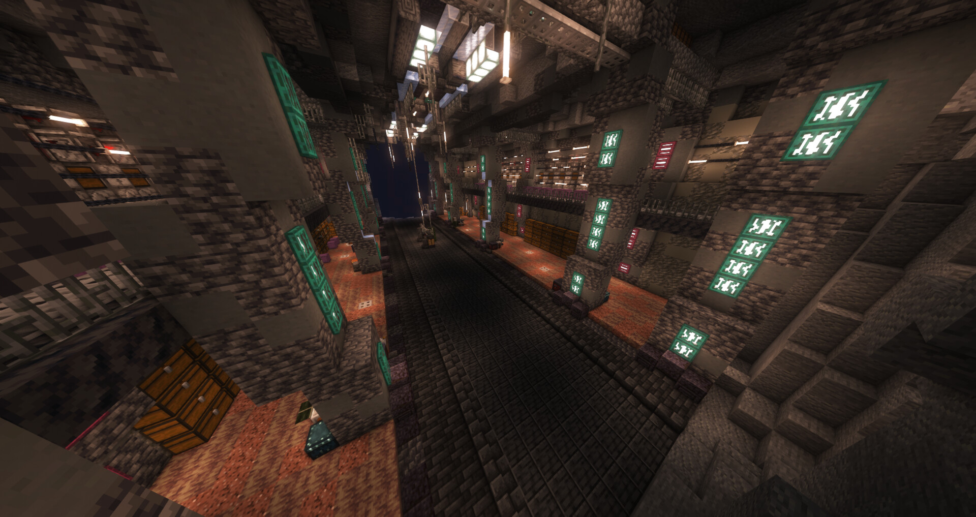 Cyberpunk storage Minecraft Map