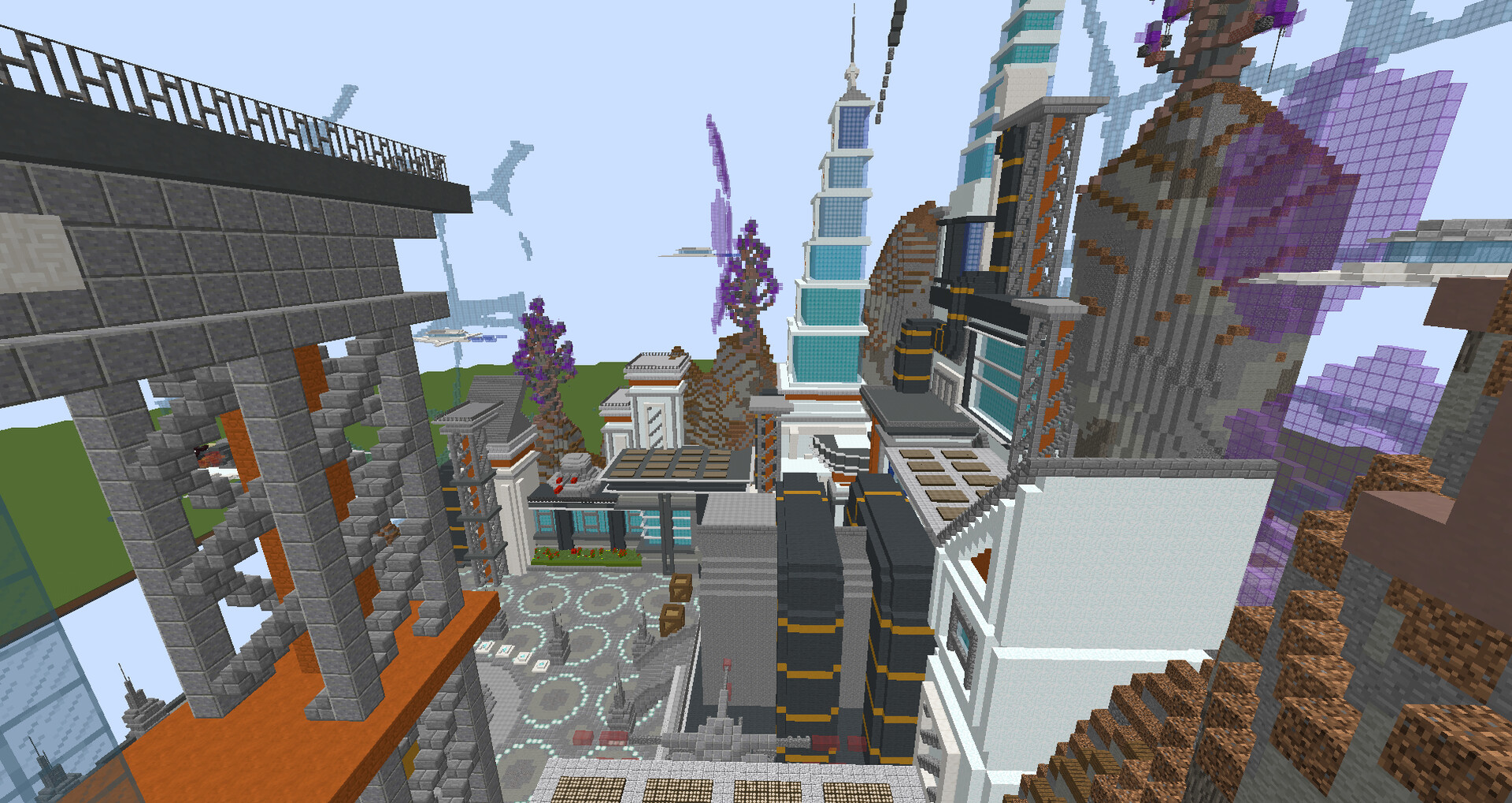 Futuristic Space Station Minecraft Map