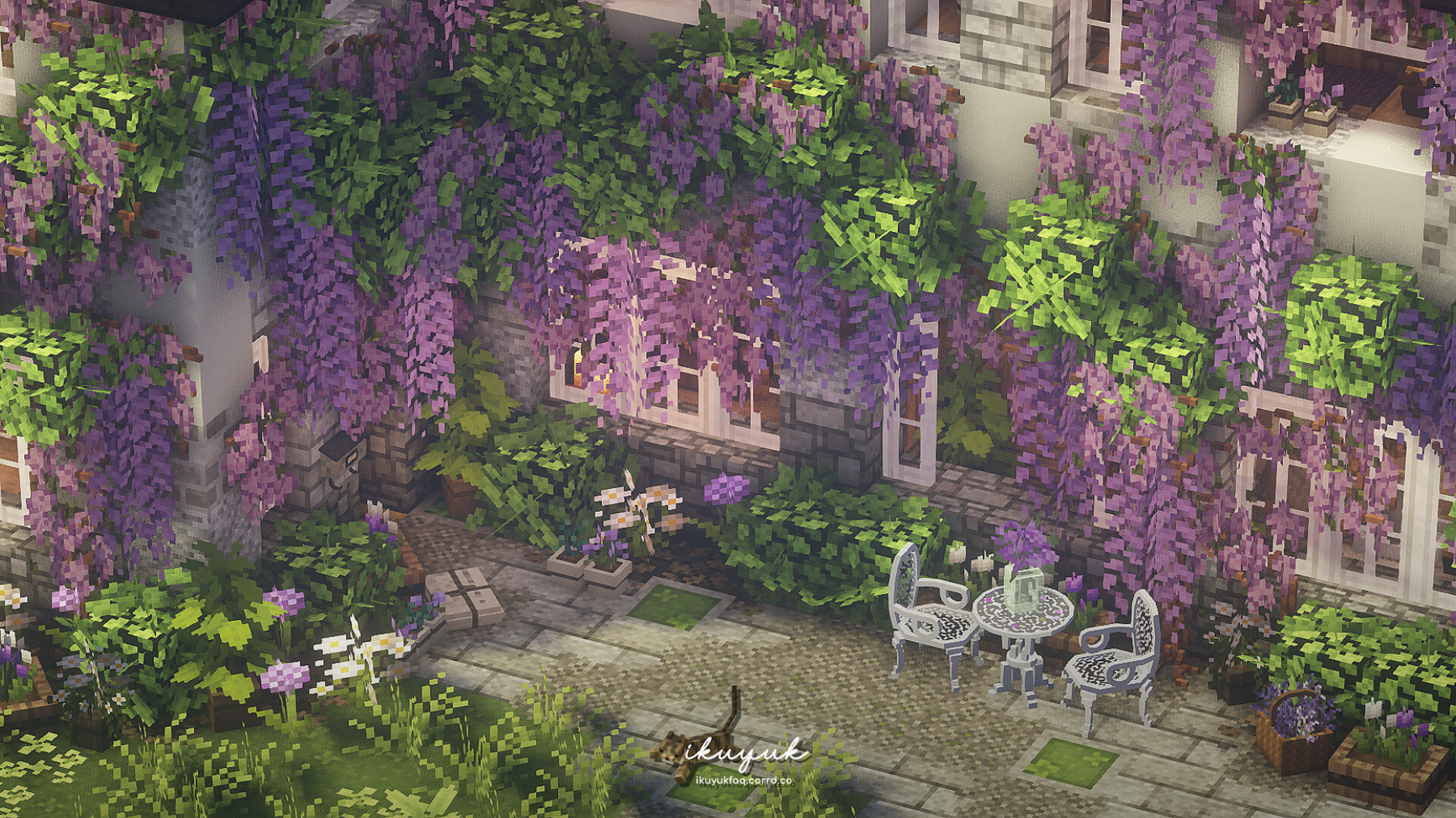 Wisteria Farmhouse 】~ mizunos16`craft Minecraft Map