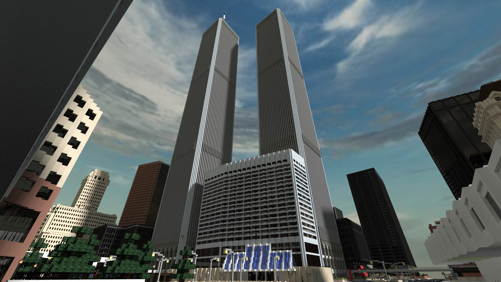New York City - Lower Manhattan (The World Trade Centers) Minecraft Map