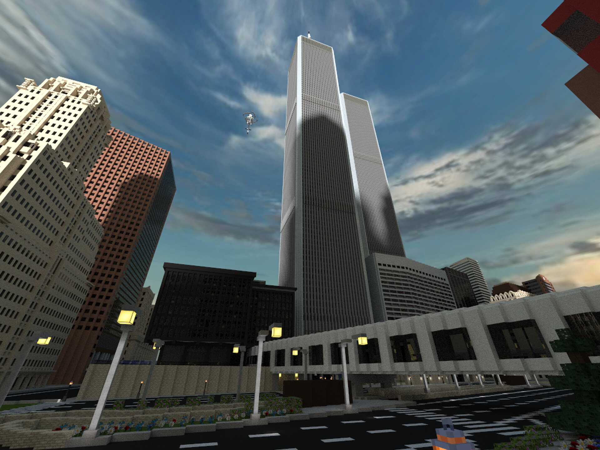New York City - Lower Manhattan (The World Trade Centers) Minecraft Map