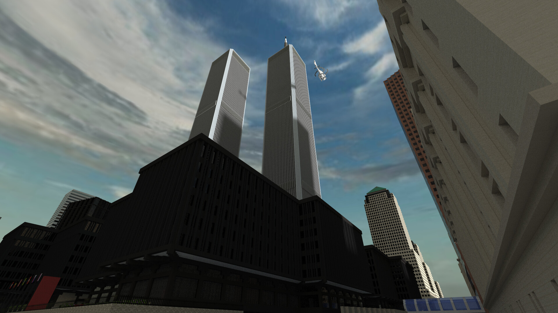 New York City - Lower Manhattan (The World Trade Centers) Minecraft Map