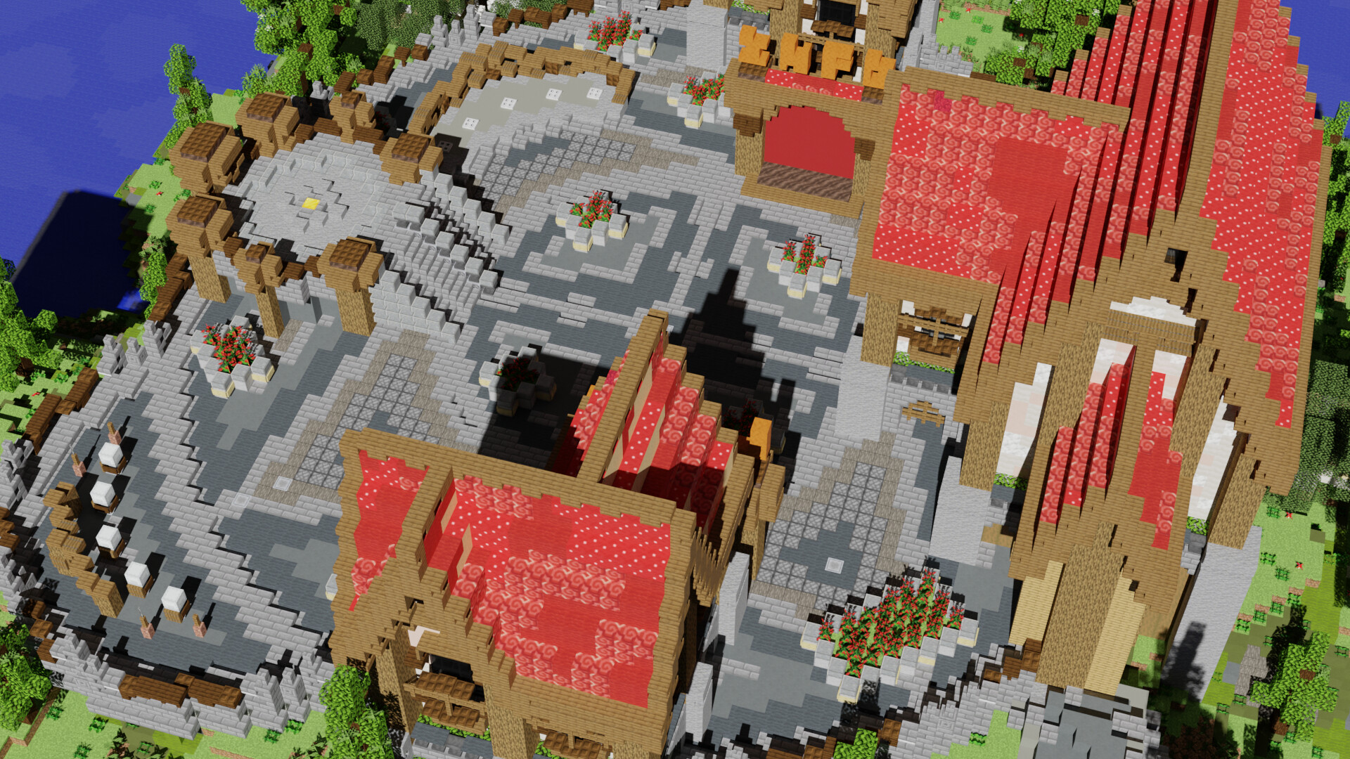 Red Village (Hub) Minecraft Map