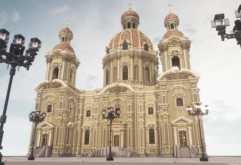Baroque cathedral | BEYROUTH Minecraft Map