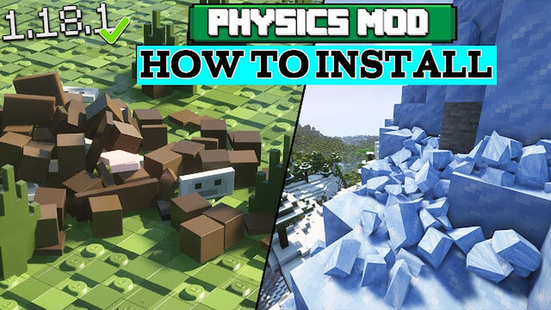 PHYSICS MOD IN MINECRAFT Minecraft Map