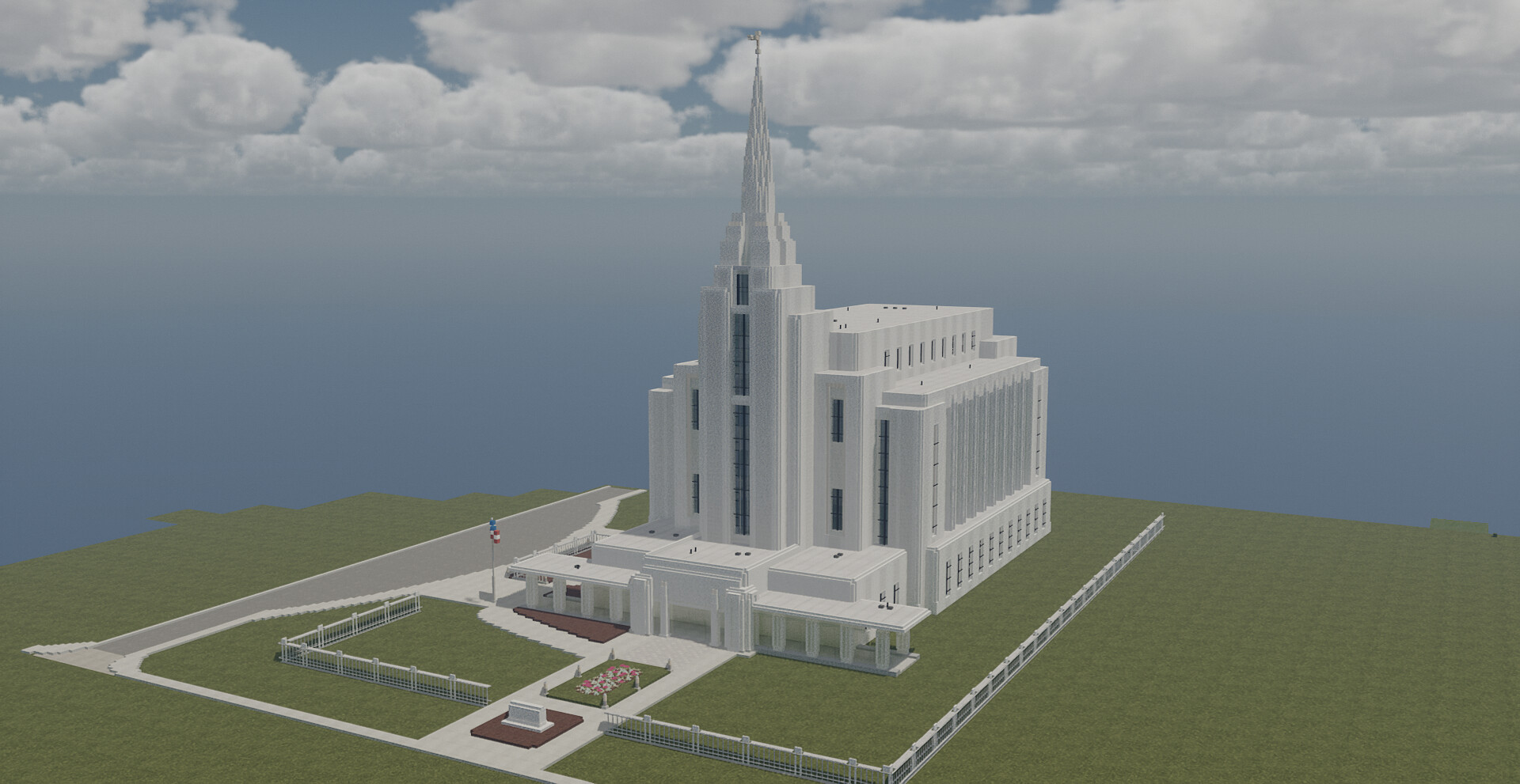 Rexburg LDS Temple Minecraft Map