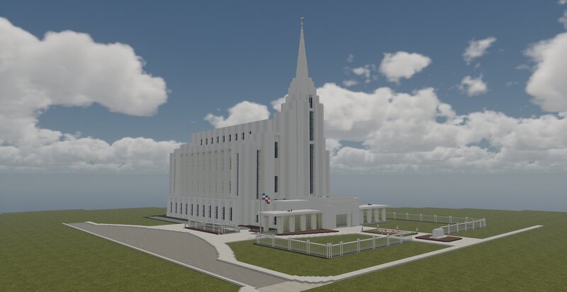 Rexburg LDS Temple Minecraft Map
