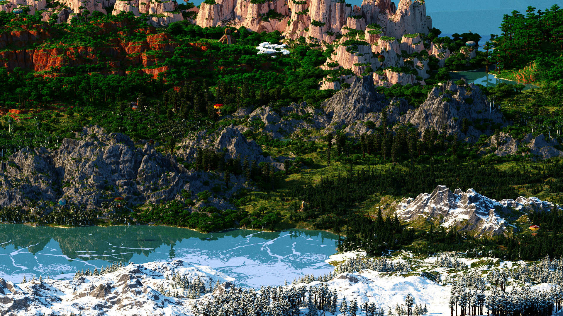 Downstone - 16000x16000 | 1.12 - 1.19+ | Landscape & Survival Map ...