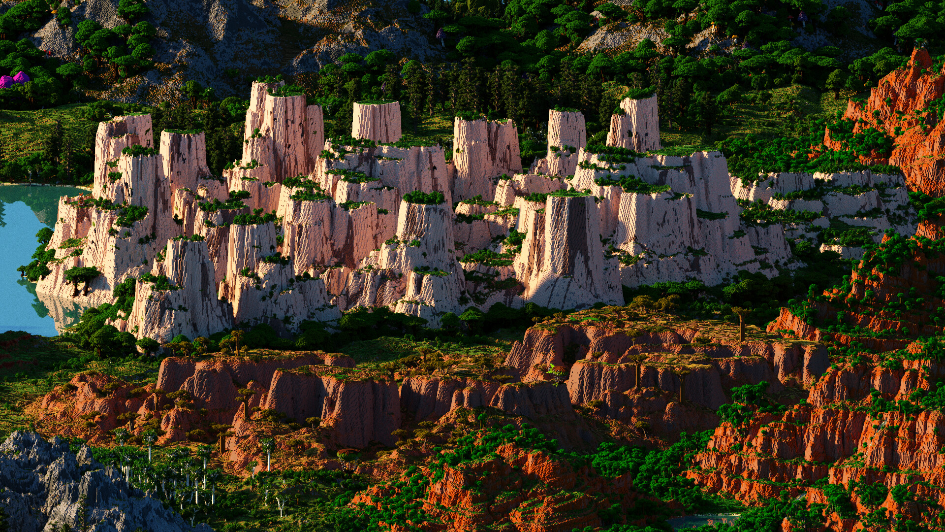 Downstone - 16000x16000 | 1.12 - 1.19+ | Landscape & Survival Map ...