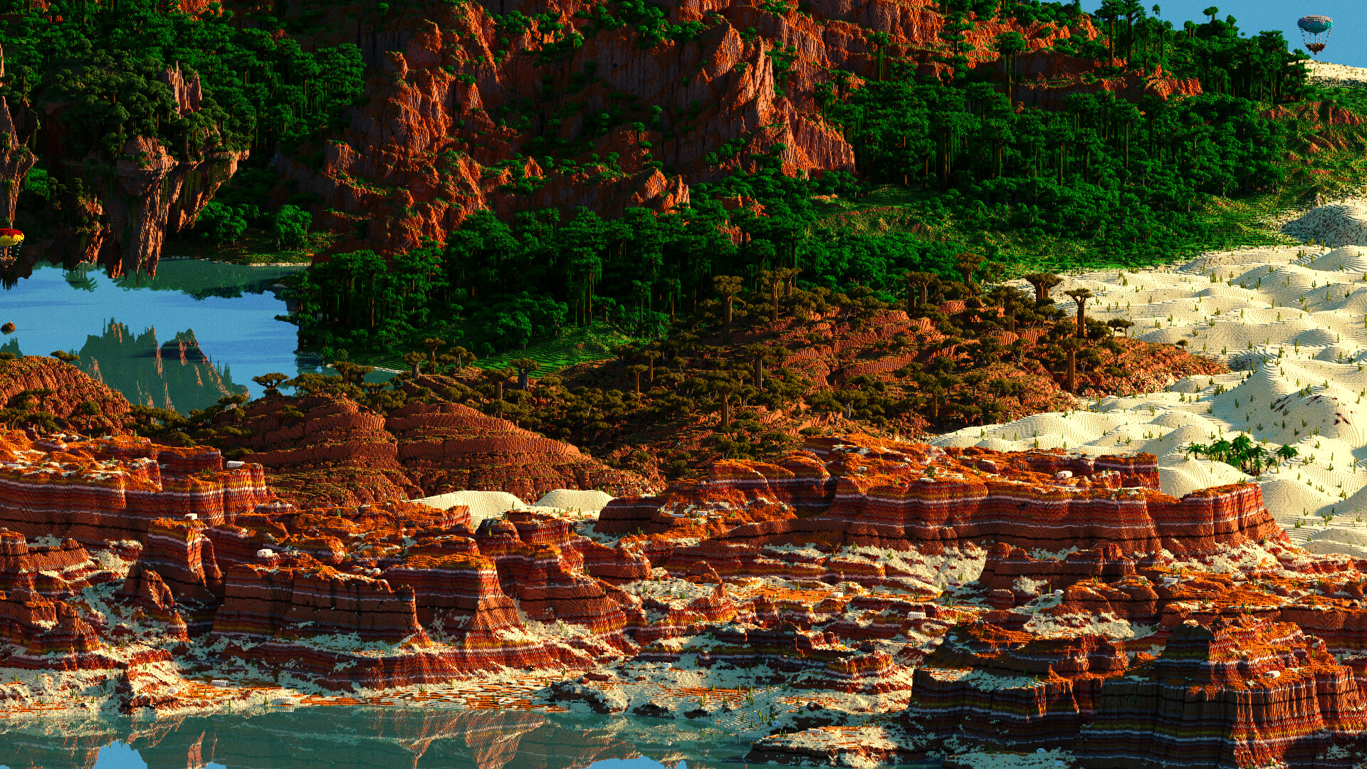 Downstone - 16000x16000 | 1.12 - 1.19+ | Landscape & Survival Map ...