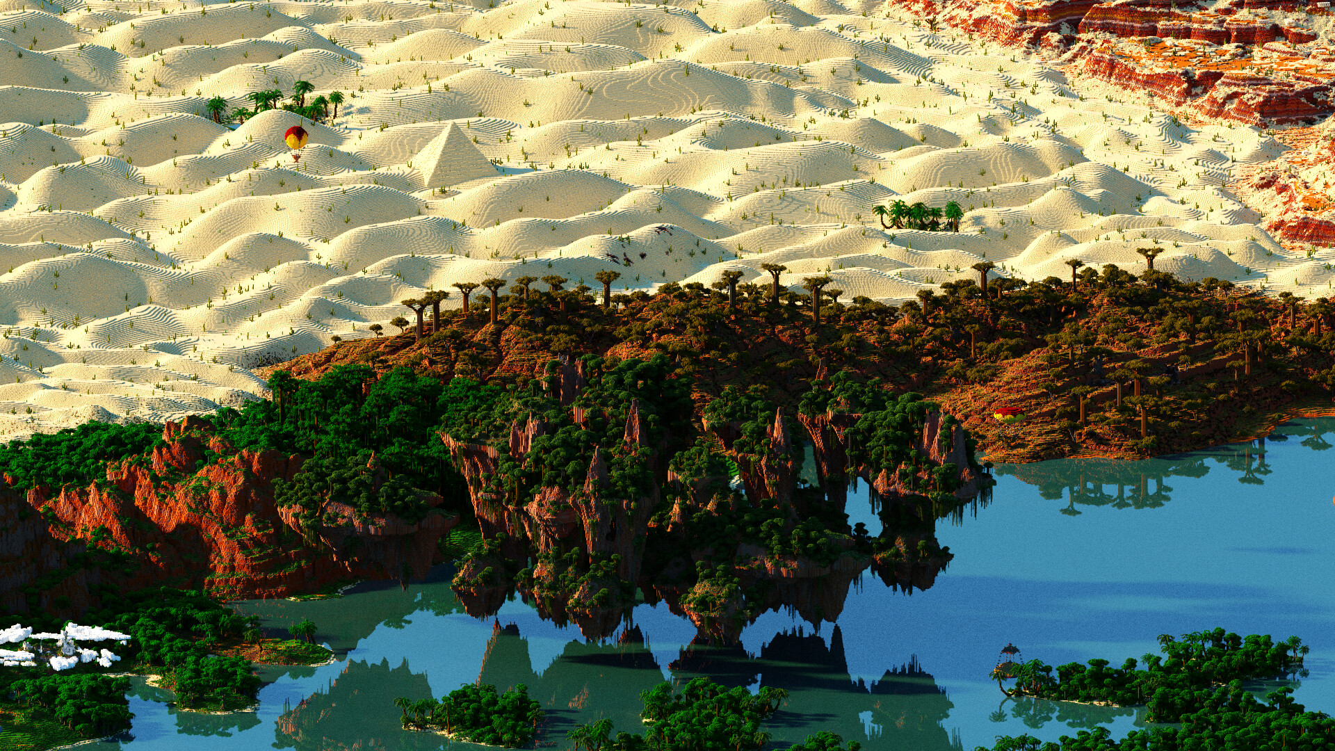 Downstone - 16000x16000 | 1.12 - 1.19+ | Landscape & Survival Map ...