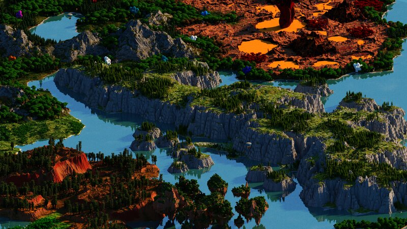 Downstone - 16000x16000 | 1.12 - 1.19+ | Landscape & Survival Map ...